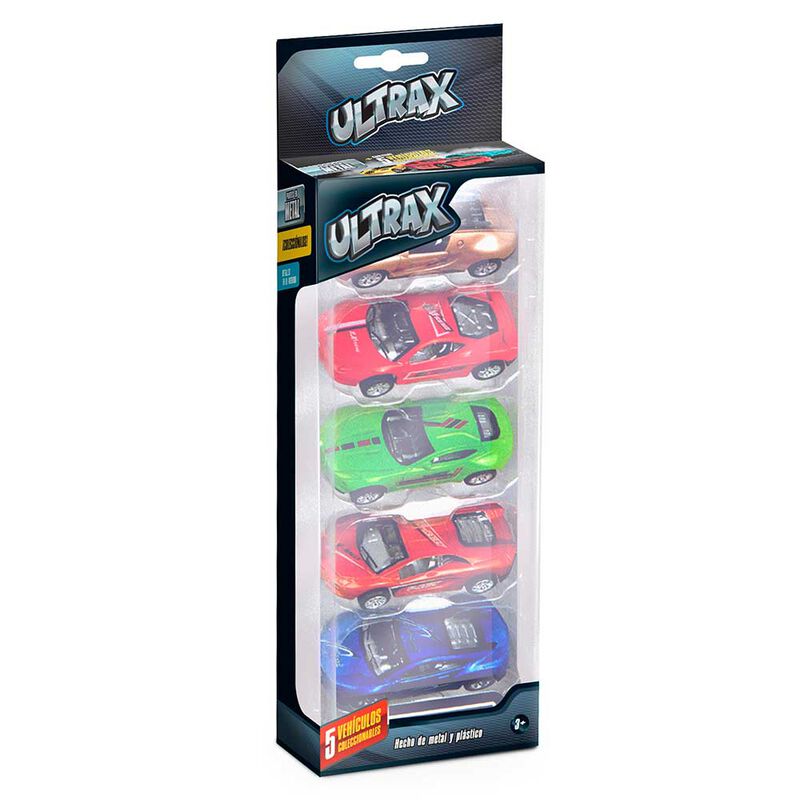 Pack 5 Autos Surtidos Ultrax | Abc