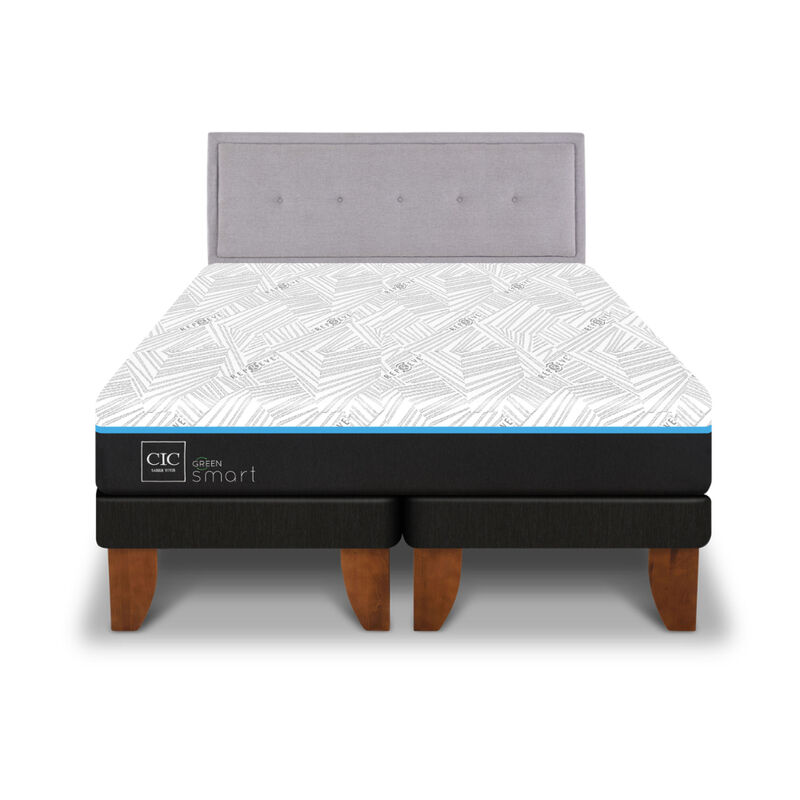 Cama Europea CIC Green Infinity 2 Plazas + 1 Respaldo Ganges | Abc