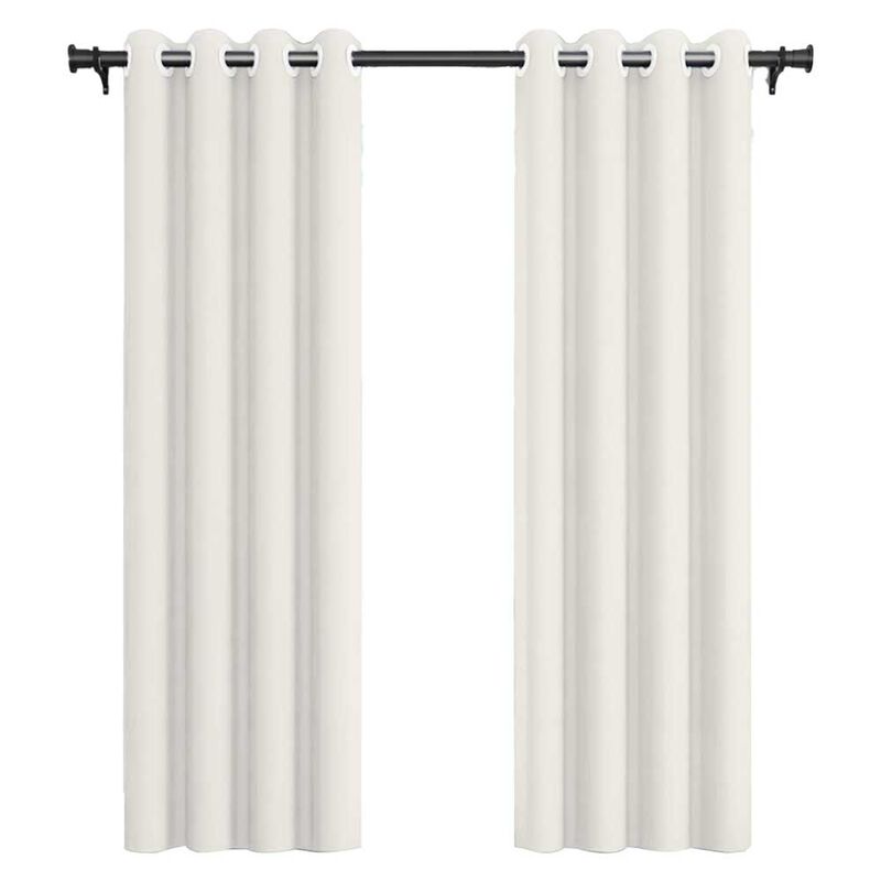 Cortina Blackout Vincenzi Tela 140 x 220 cm Crema | Abc