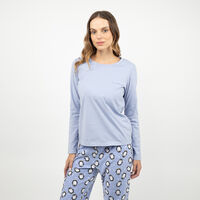 Pantalón Pijama Mujer Icono Azul, Celeste, Rosado 17V73Nvib1