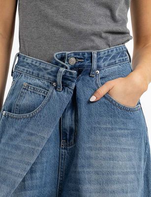 Jeans Mujer Icono Celeste 37V7Ijn154