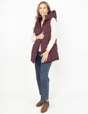 Parka Sin Mangas Mujer Portman Club Burdeo, Negro, Verde