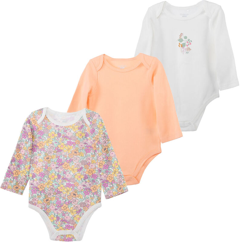 Pack 3 Pilucho Manga Larga de Algodón Chess Baby | Abc