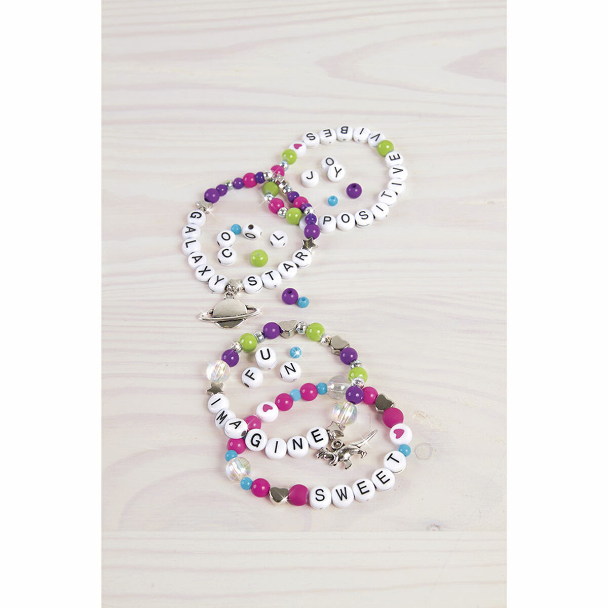 Set de Pulseras Alfabeto | Abc