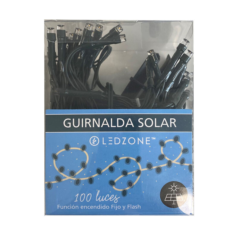 Luces Ledzone Guirnalda Solar | Abc