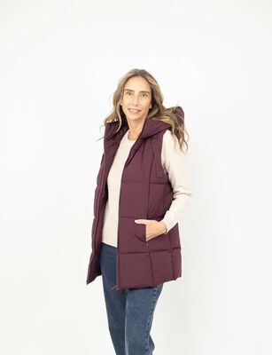 Parka Sin Mangas Mujer Portman Club Burdeo, Negro, Verde