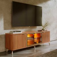 Panel Tv Decocasa Neon Float Hasta 70"" Carvalho