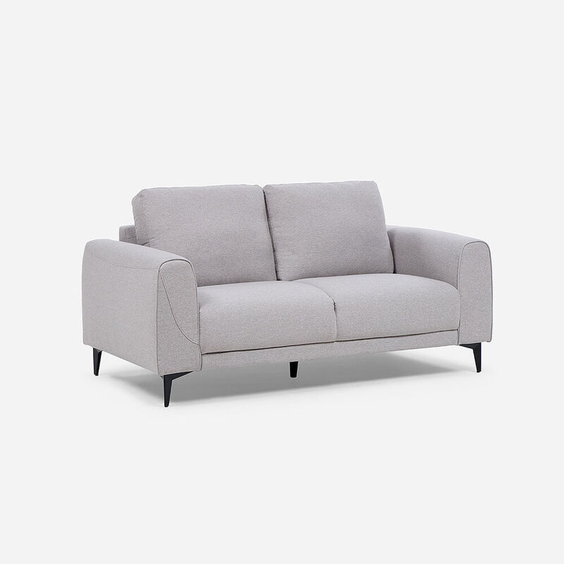 Sofá Rosen Padua 2 Cuerpos Gris Perla | Abc