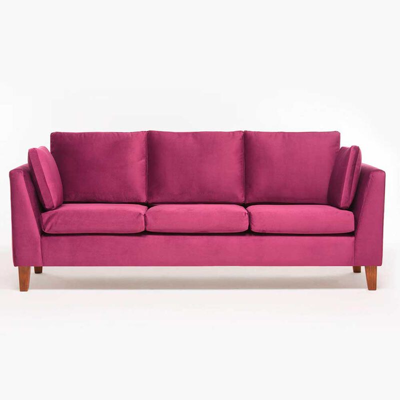 Sofá Barra Design Estocolmo 3 Cuerpos Morado | Abc