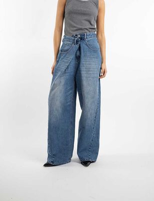 Jeans Mujer Icono Celeste 37V7Ijn154
