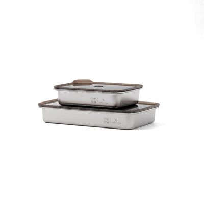 Simple Cook Set 2 Contenedores Simplecook Silver 1.6 Lt.