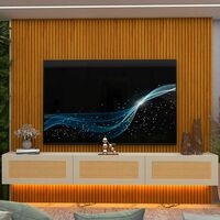 Home Decocasa Majestade Native Hasta 85"" Natural Off White