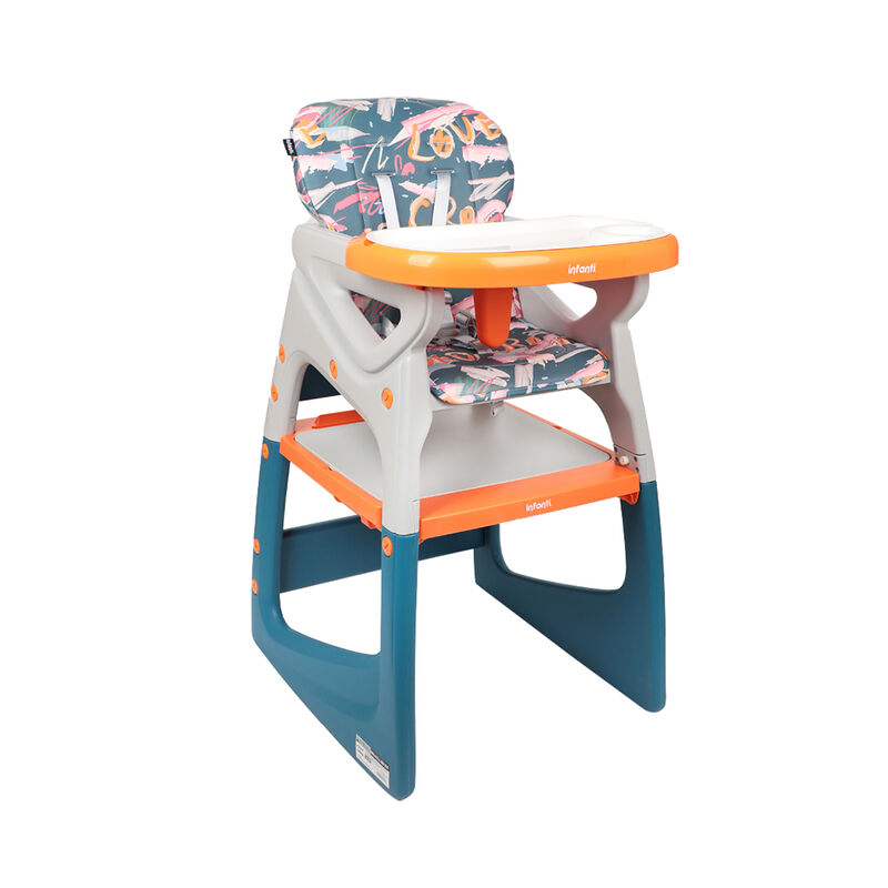 Silla Comer Alta Sit-Up Plus Naranja/Azul Infanti | Abc