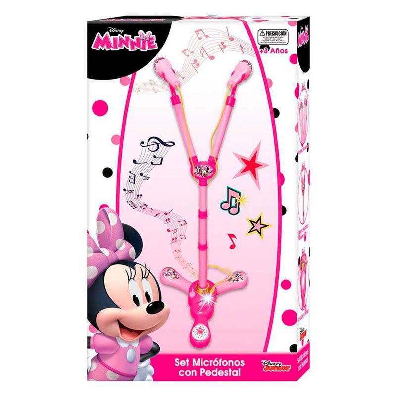 Set Microfonos Con Pedestal Minnie Disney | Abc