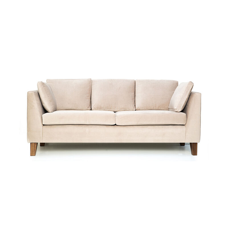 Sofá Barra Design Estocolmo 3 Cuerpos Beige | Abc