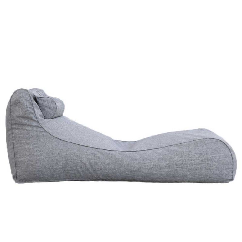 Sillón Pouf Relan Outdoor 1 Cuerpo Gris | Abc