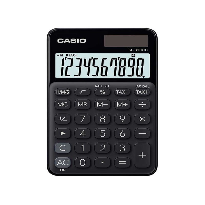 Calculadora de Escritorio Casio SL-310UC-BK Color Negro | Abc