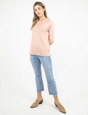 Polera Manga Larga Mujer Alma Rosado, Verde 18I6Apo110