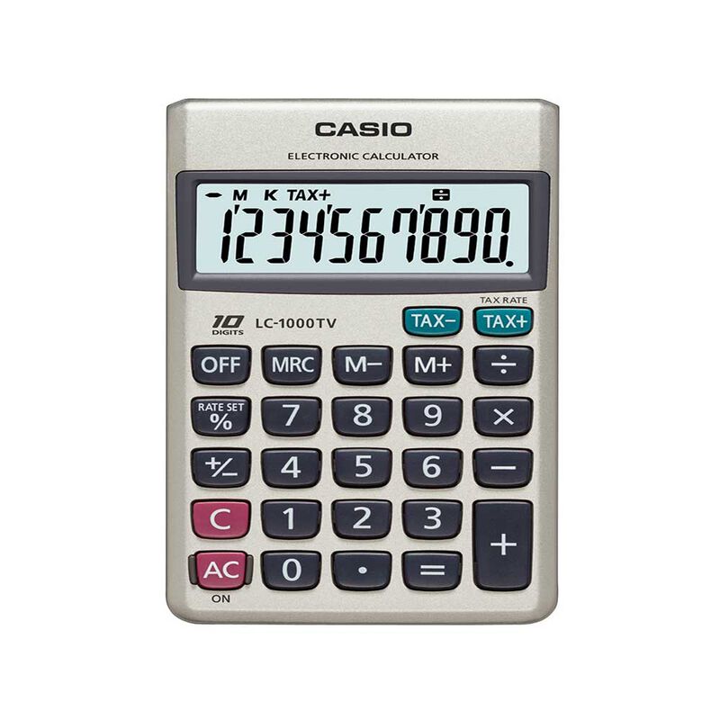 Calculadora de Escritorio Casio LC-1000TV-W | Abc