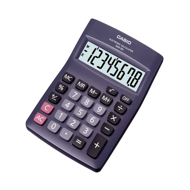 Calculadora de Escritorio Casio MW-8V-BK | Abc