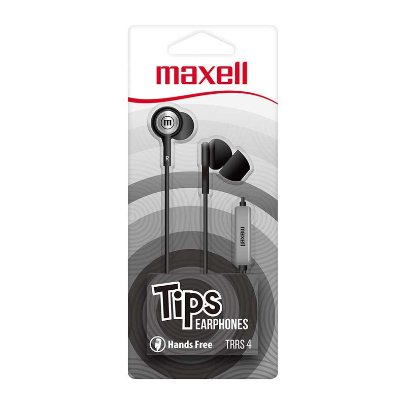 Audífonos In Ear Maxell IN-TIPS Negros | Abc