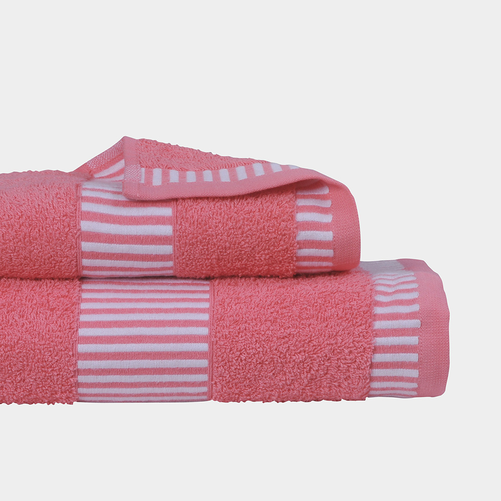 Set 2 Toallas de Baño Mashini Egyptia 460 Coral | Abc