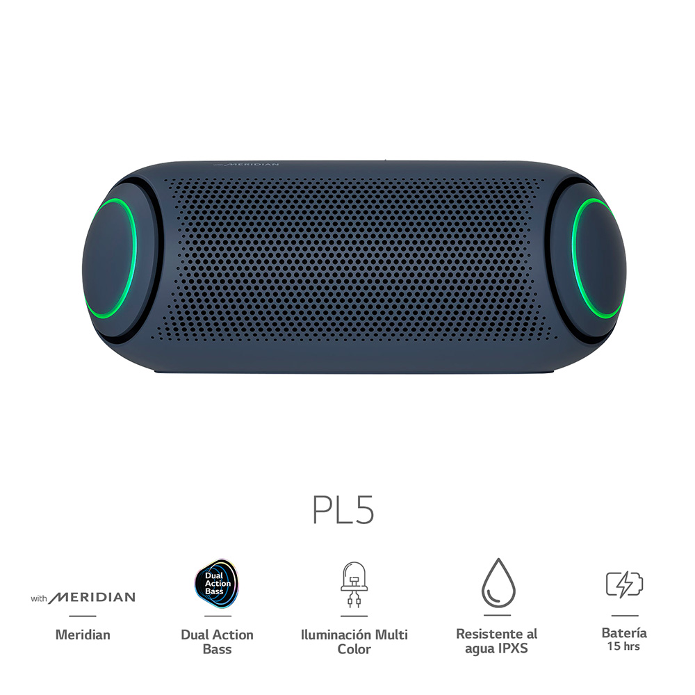 Parlante Bluetooth Portátil LG XBOOM GO PL5 Meridian Audio | Abc