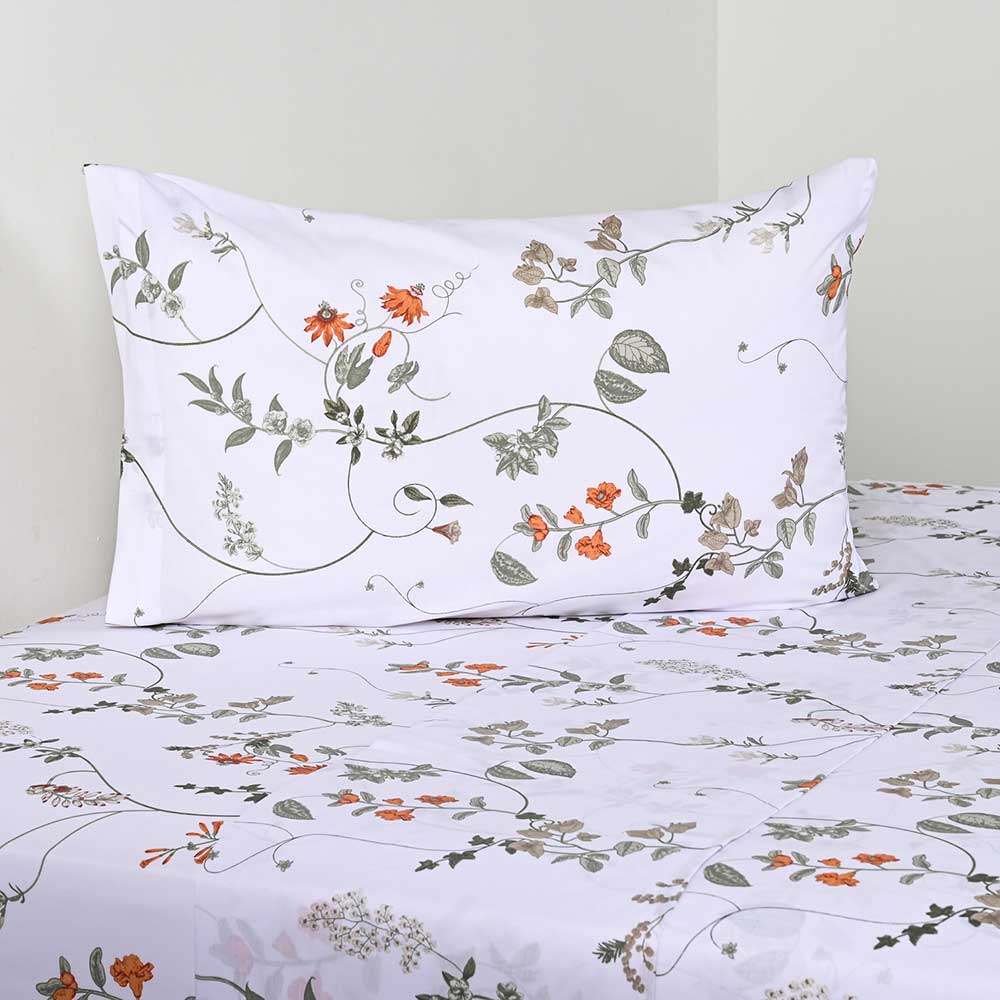 Juego de Sábanas Estampado Cannon 200 Hilos 1,5 Plazas Windy | Abc