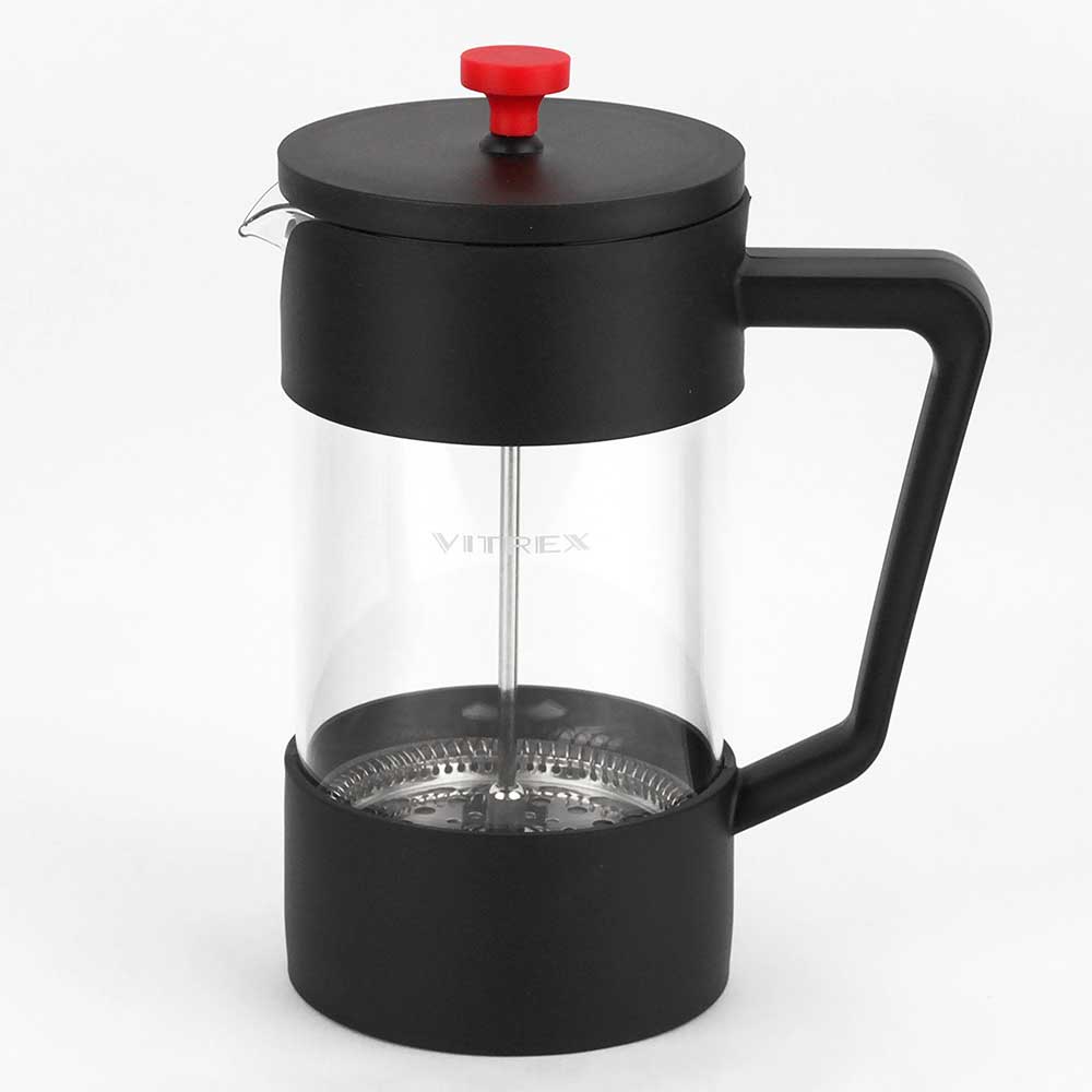 Cafetera de Vidrio Borosilicato Vitrex Robusta 1 lt | Abc