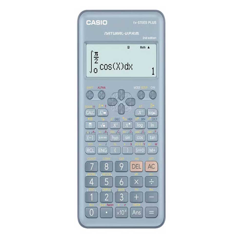 Calculadora Científica Casio FX-570ESPLUS-2-BU Color Azul | Abc