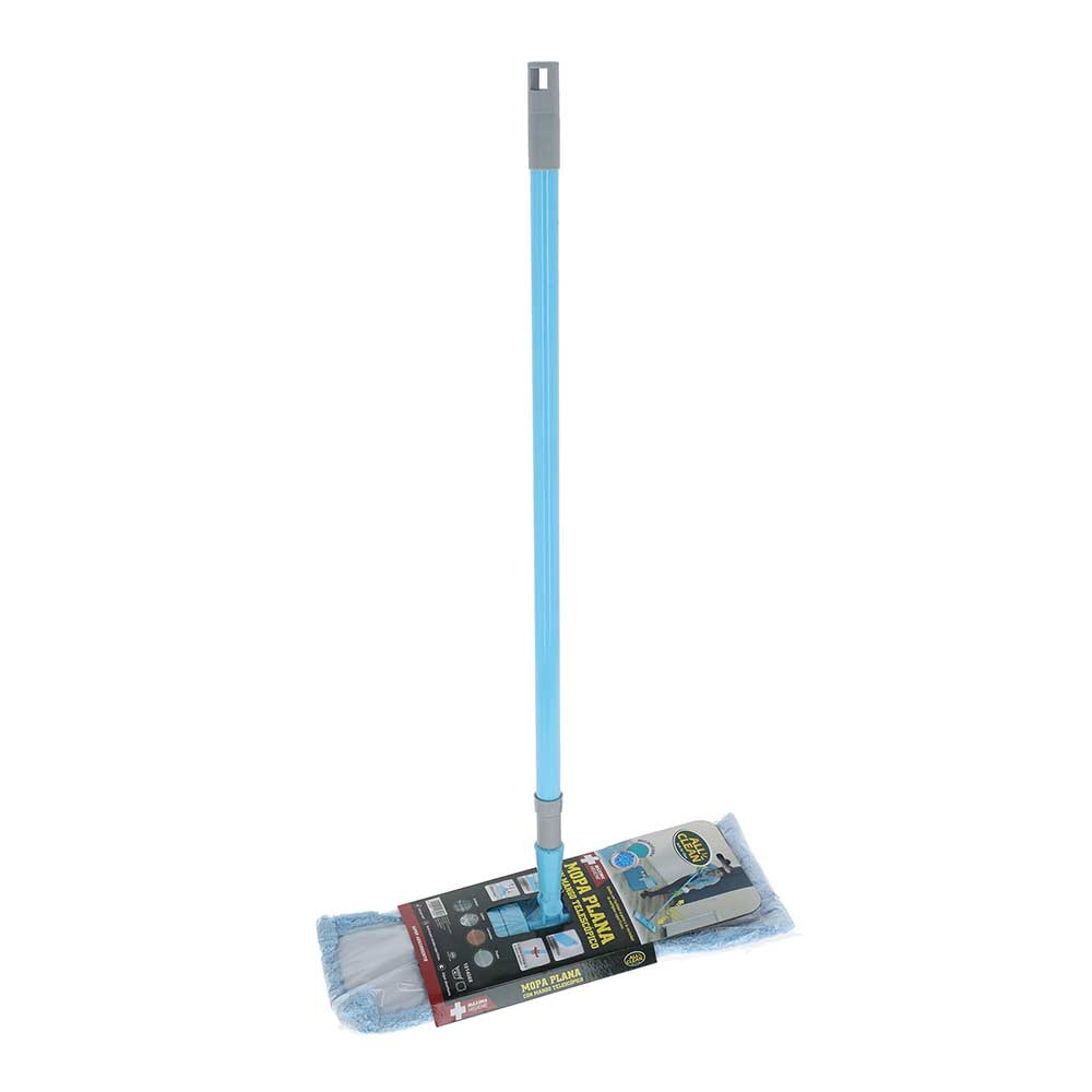 Trapero Plano All Clean con Mango Azul | Abc