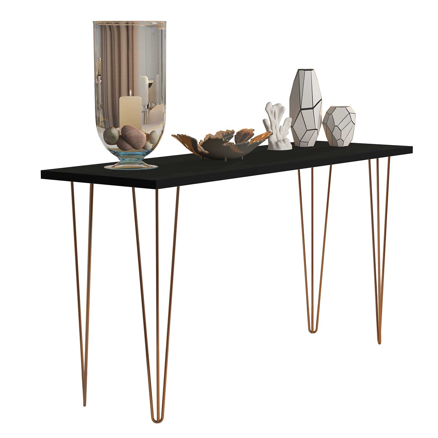 Mesa de Arrimo Rodler RD363 Negro | Abc