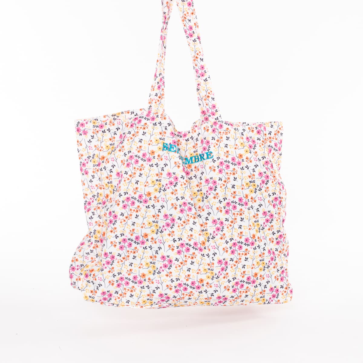 Bolso Floral Mujer Rosa Microfibra Icono | Abc