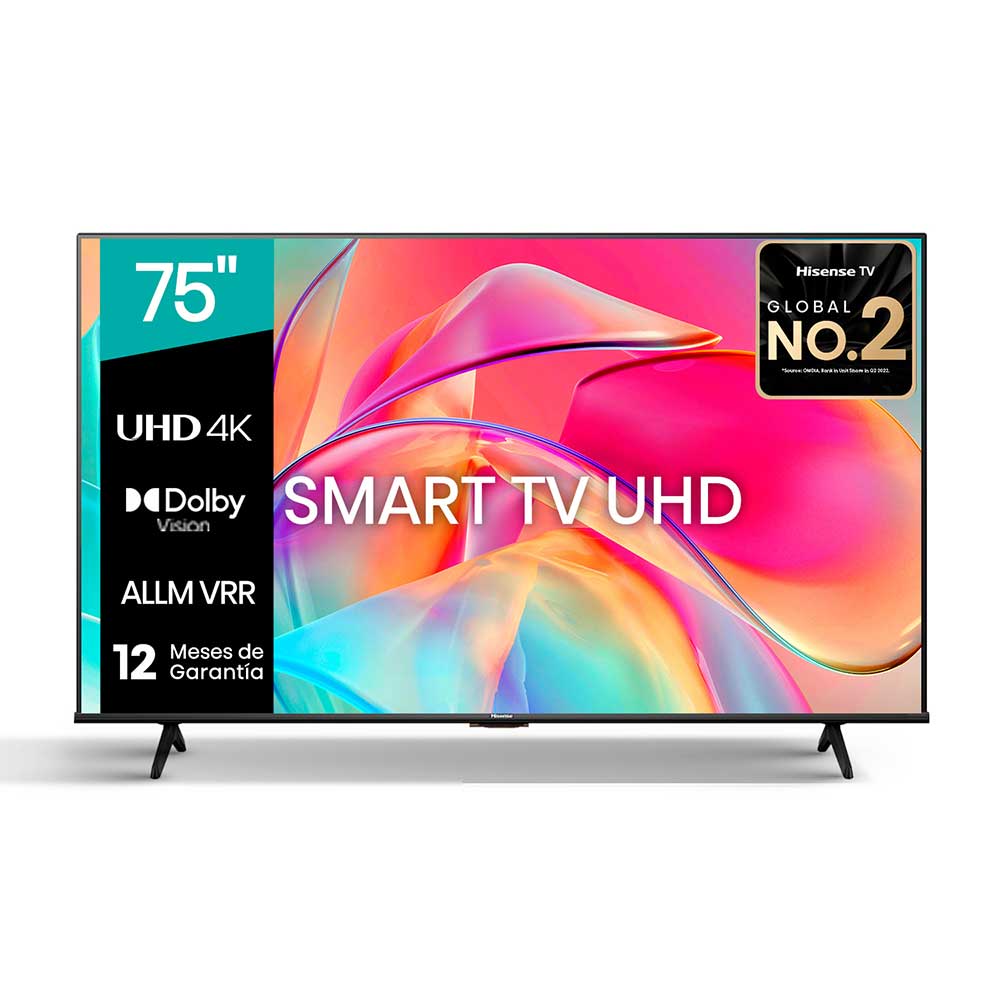 LED 75" Hisense 75A6K Smart TV 4K | Abc