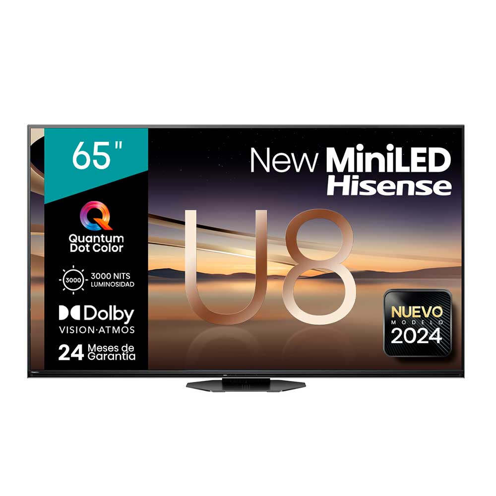 Mini LED 65" Hisense 65U8N Smart TV 4K UHD | Abc