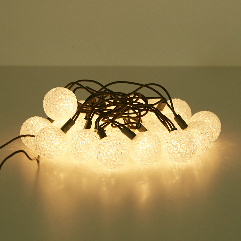 Set 20 Luces Esferas Blancas Casanova | Abc