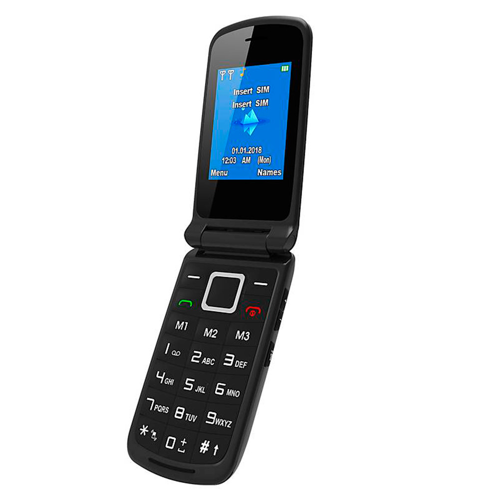 Celular Básico ZTE R340 2,4" Negro Claro | Abc