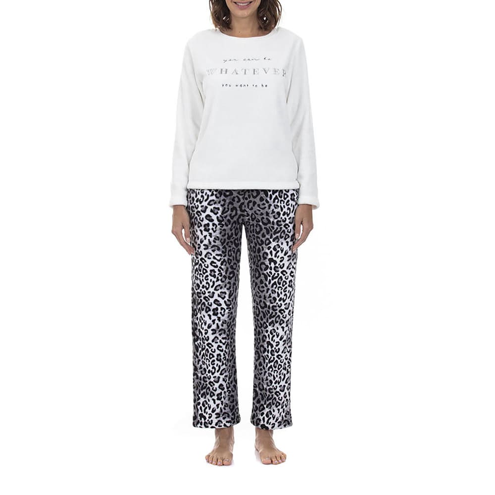 Pijama de Polar Mujer Lady Genny | Abc