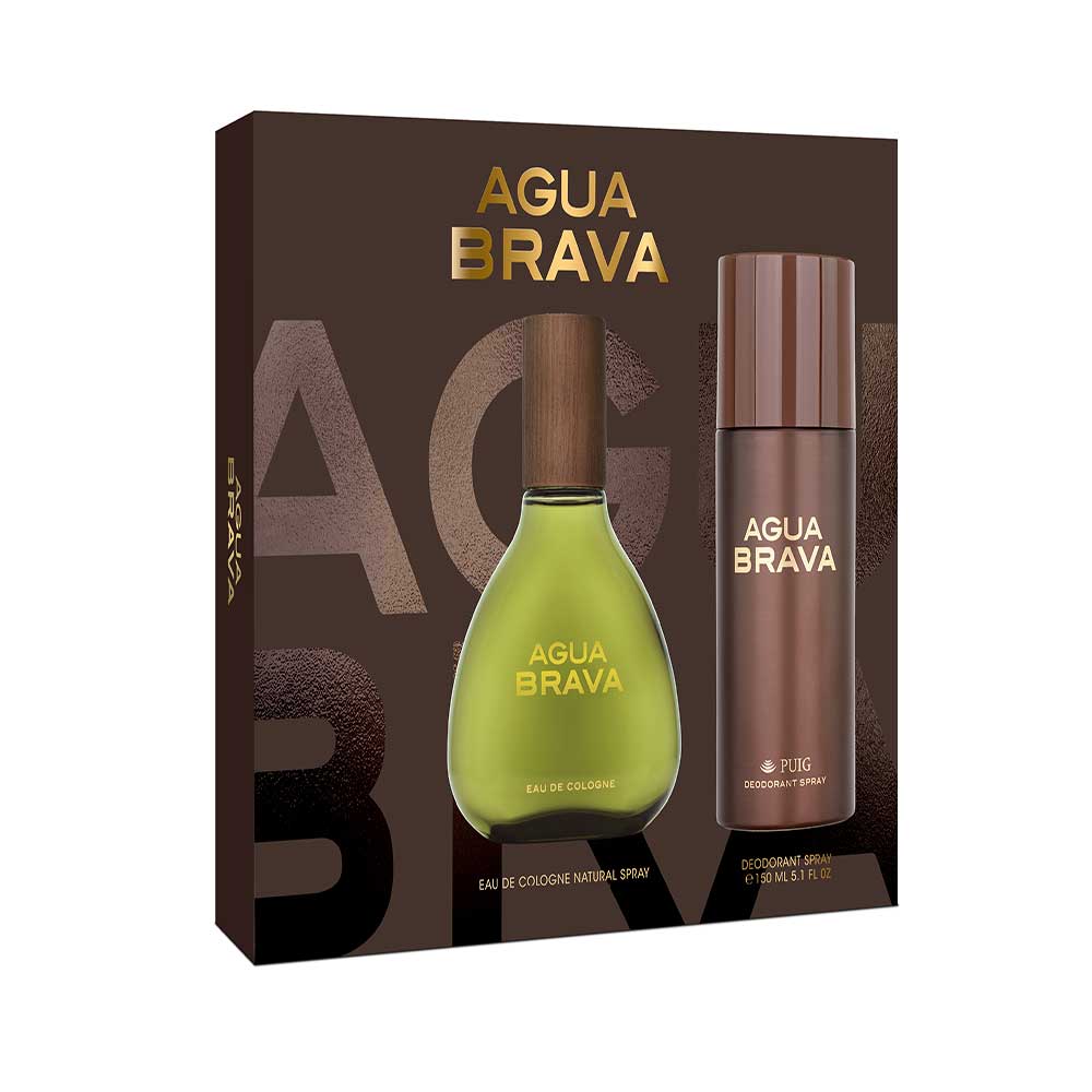 Set Regalo Agua Brava Perfume Hombre EDC 50ml + Desodorante 150ml | Abc