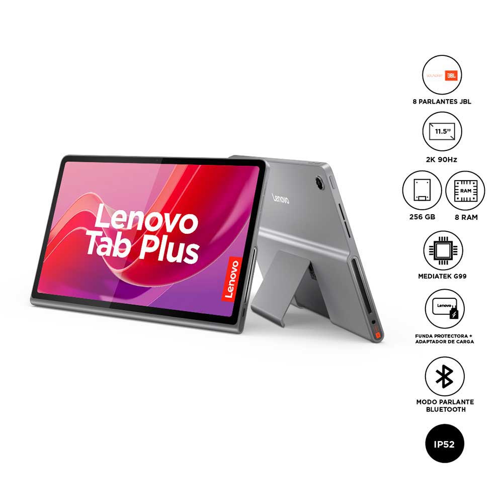 Tablet Lenovo Tab Plus Octa-Core 8GB 256GB 11,5" Luna Grey - Tablet y ...