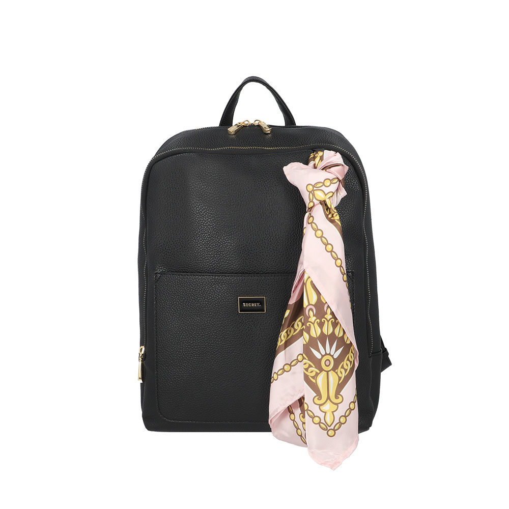 Mochila Notebook Secret Riga FW25 Negro 14" | Abc
