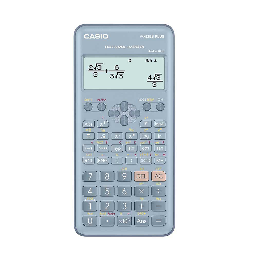 Calculadora Científica Casio FX-82ESPLUS-2-BUWDT Color Azul | Abc