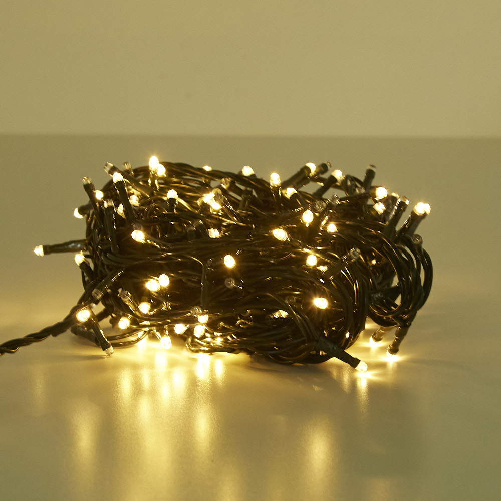 Set 200 Luces Función Led Blanco Calido Casanova | Abc