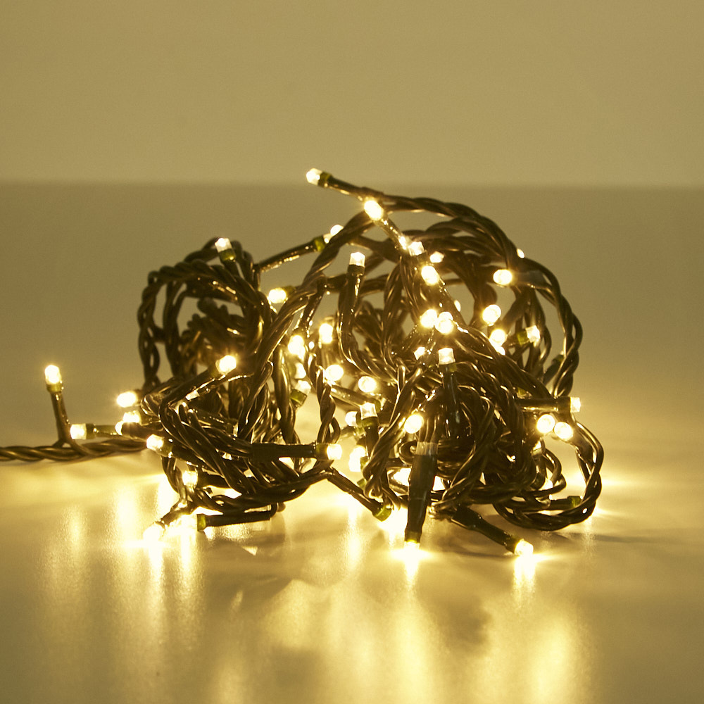 Set 100 Luces Función Led Blanco Calido Casanova | Abc