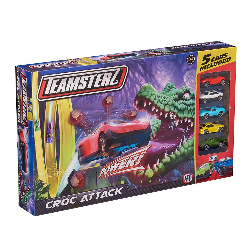 Pista de Auto Croc Attack Teamsterz | Abc