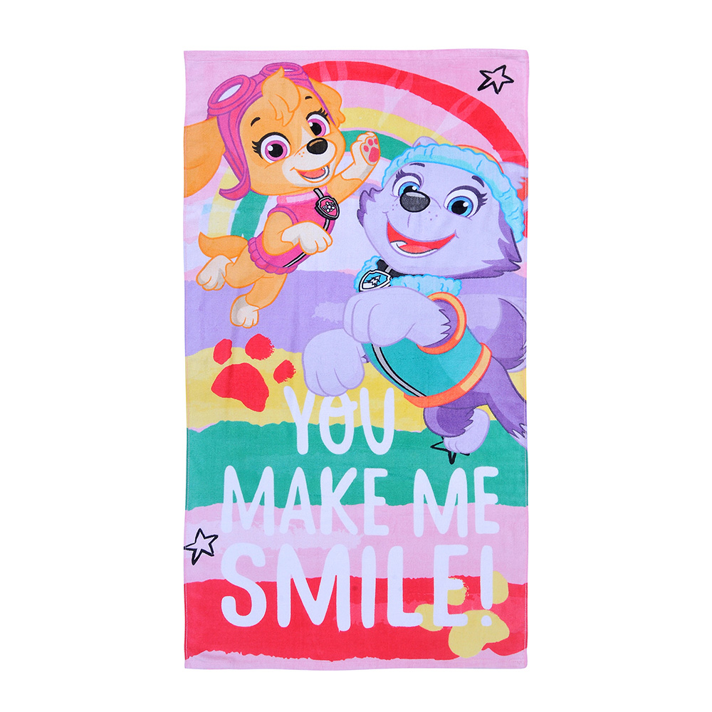 Toalla de Playa Paw Patrol Niña Smile 70 x 140 cm | Abc