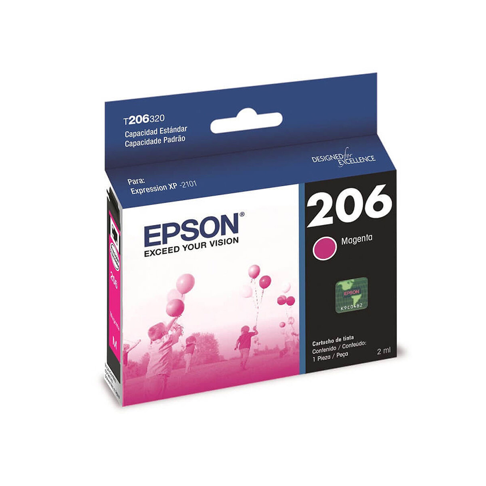 Tinta Cartridge Epson T206 320-AL Magenta | Abc