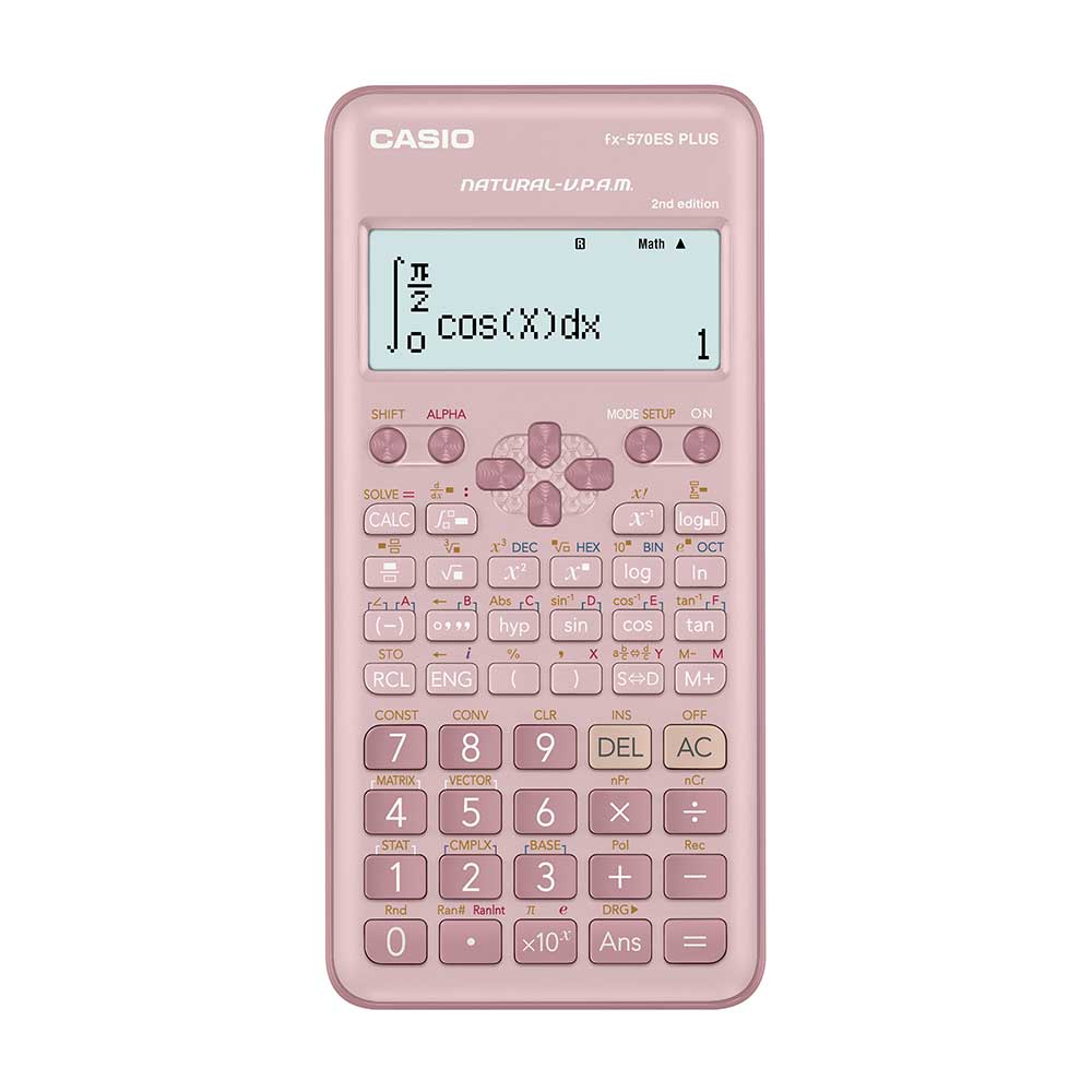 Calculadora Científica Casio FX-570ESPLUS2-PK Color Rosa | Abc