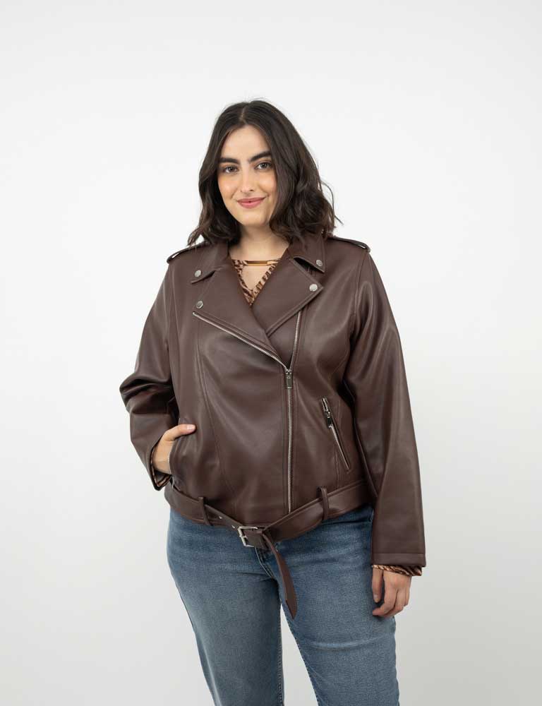 Chaqueta Ecocuero Mujer Extralindas | Abc