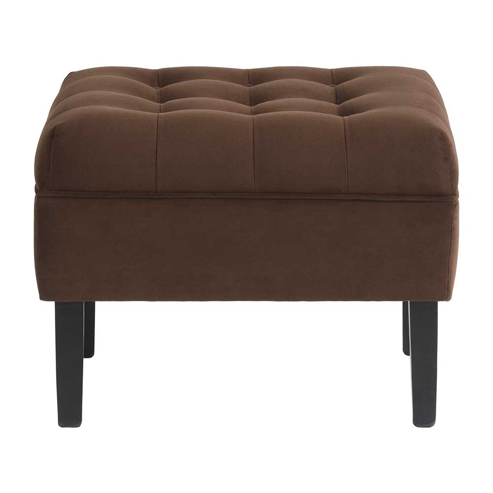 Pouf Wood Capitoné | Abc